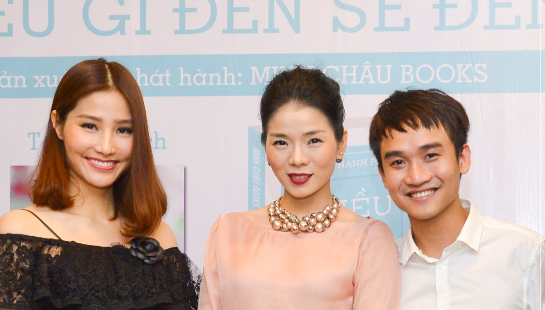 Diễm My 9x xinh đẹp đến chúc mừng Hà Thanh Phúc