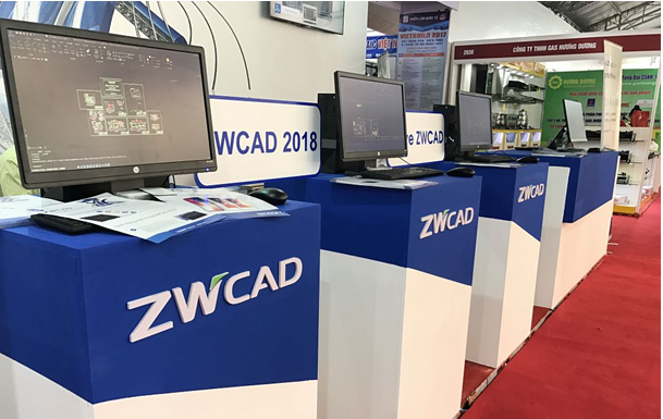 ZWCAD 2018 tạo sức thu hút lớn tại triển lãm Vietbuild Hồ Chí Minh