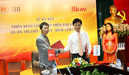 Bkav cung cấp gói giải pháp quản trị eOffice cho SHB