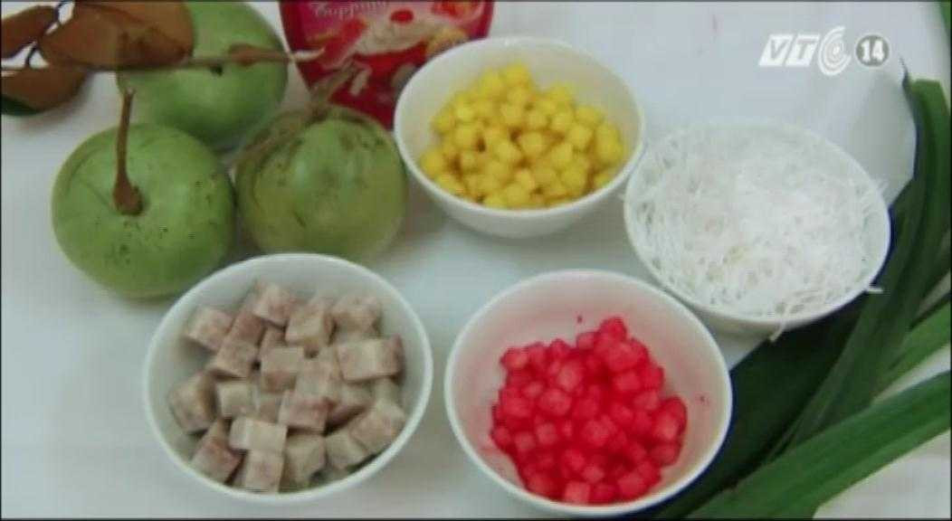 Cách làm chè vú sữa hạt lựu