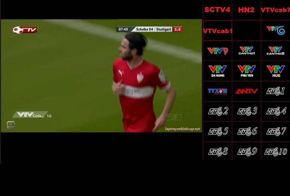 Kênh VTC1 thay đổi tần số phát sóng trên hệ thống truyền hình VTVCab