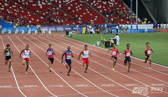 Nỗi ê chề đường chạy 100m SEA Games của tuyển Việt Nam