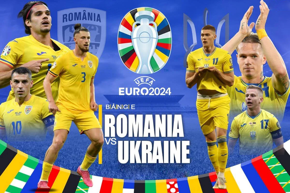 Link trực tiếp bóng đá Romania vs Ukraine (bảng E Euro 2024)