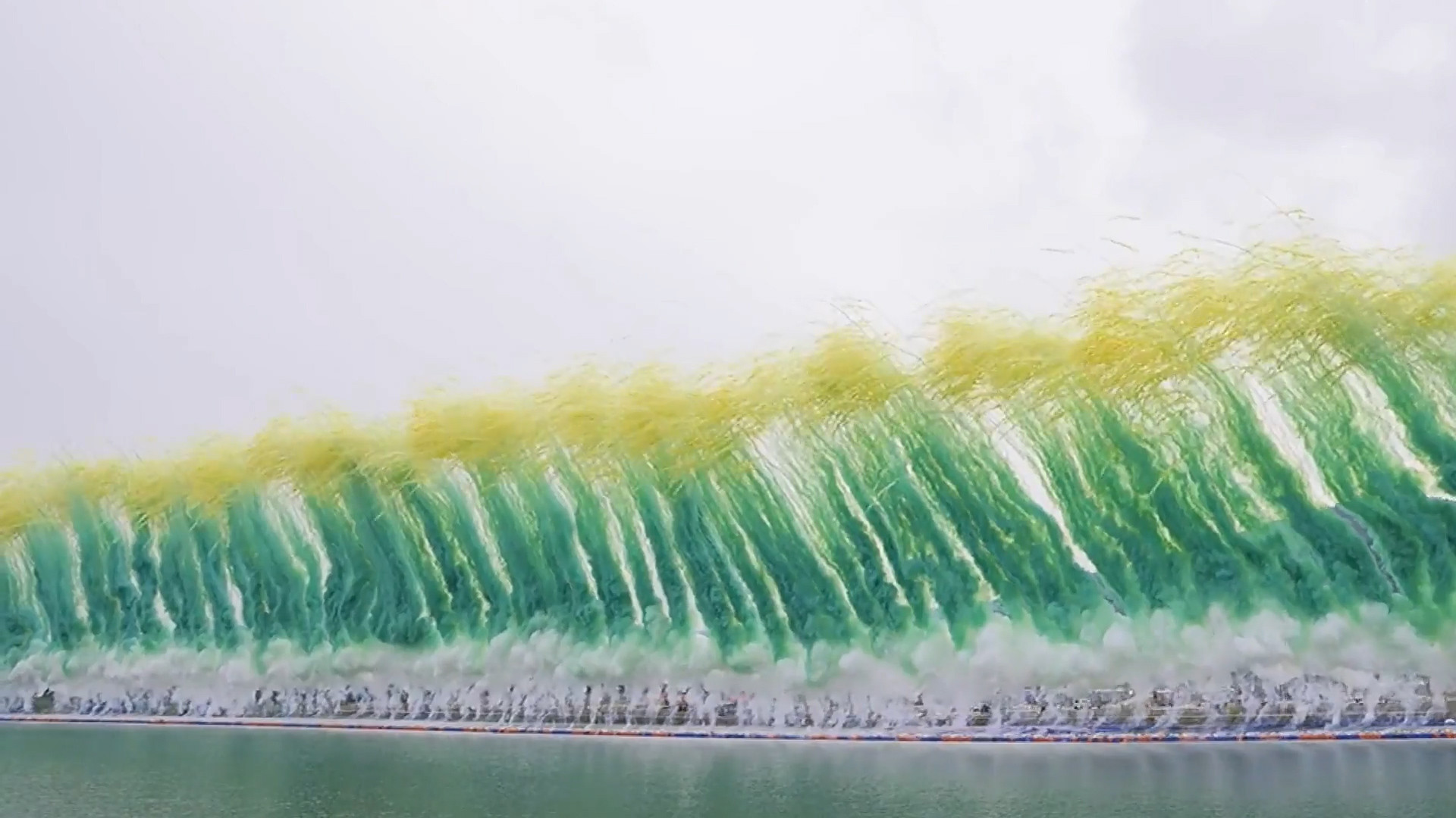 Ngoạn mục màn pháo hoa hình cây lúa ở Trung Quốc