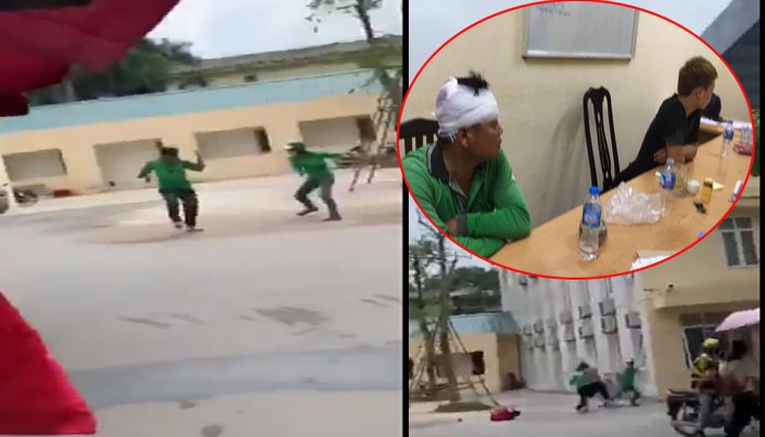 Tạm giữ nhóm tài xế Grab chém nhau trong Bệnh viện E, Hà Nội