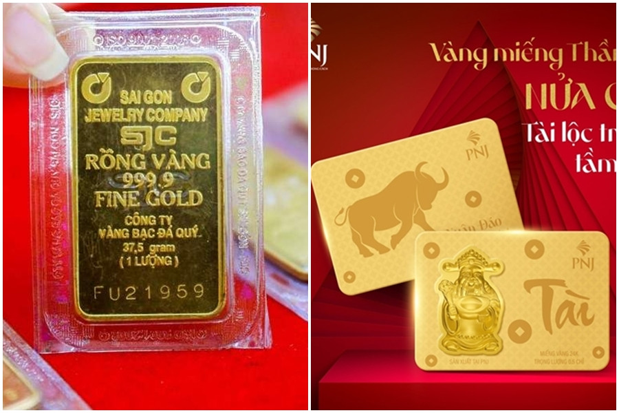 Vì sao giá vàng SJC cao hơn PNJ?