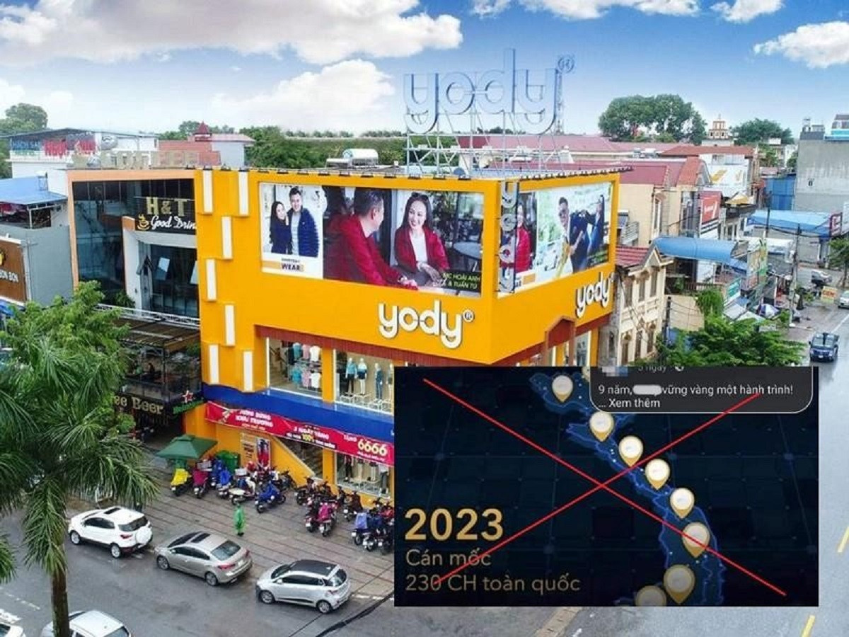 Sử dụng bản đồ sai chủ quyền, thời trang Yody bị phạt 15 triệu đồng