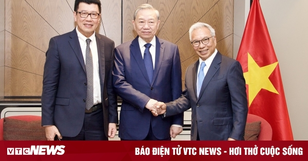 Tổng Bí thư tiếp lãnh đạo một số tập đoàn và doanh nghiệp hàng đầu ...