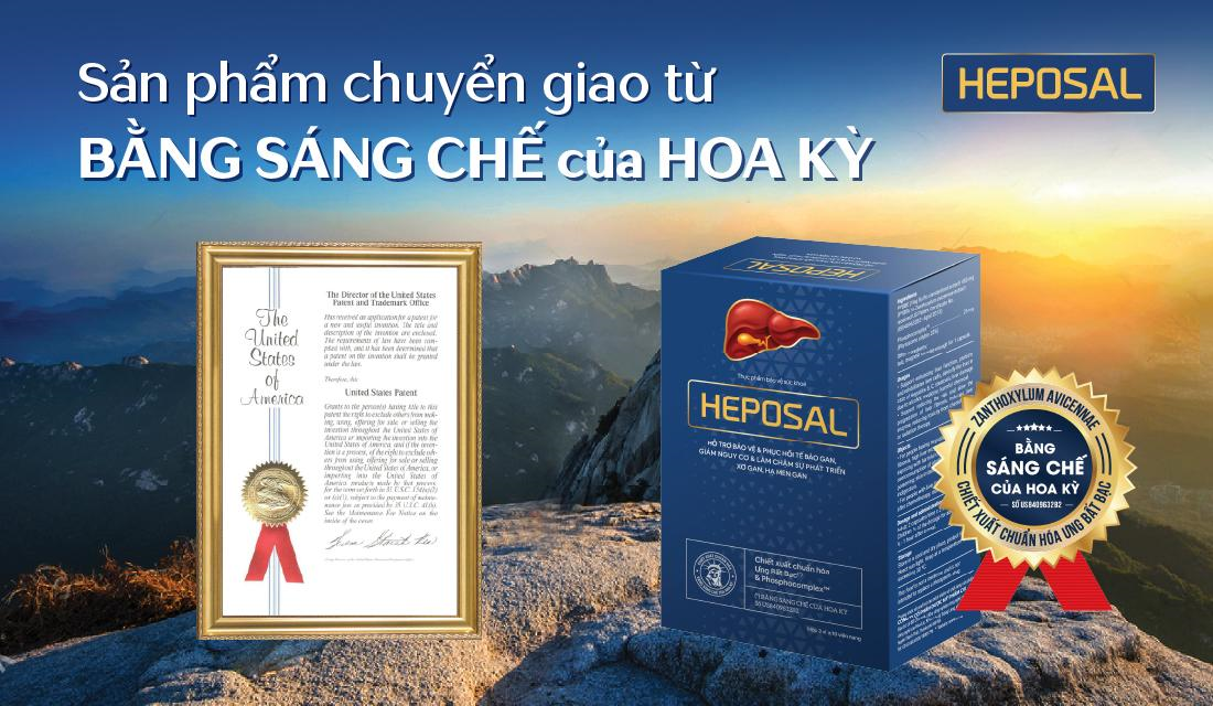 Heposal hiệu quả toàn diện, chuyên biệt cho người bệnh gan