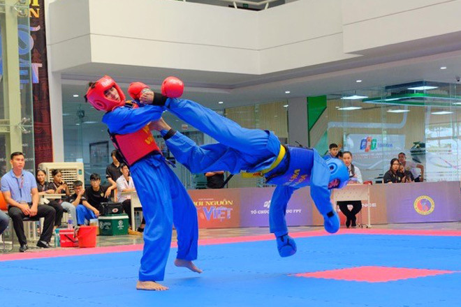 333 môn sinh Vovinam tranh tài tại đất võ Bình Định