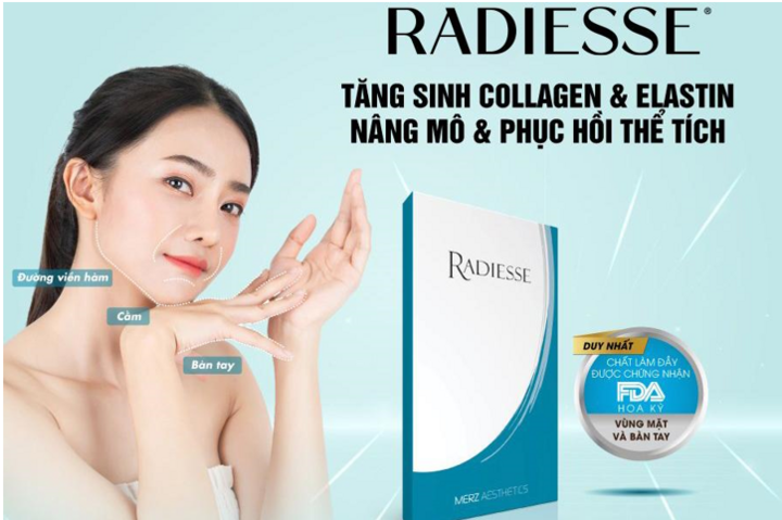 Chất làm đầy Radiesse từ Mỹ mang lại hiệu quả trẻ hóa và tái tạo toàn diện