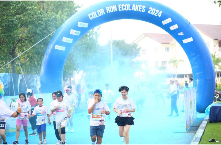 Bình Dương 24H sôi động cùng Color Run EcoLakes 2024