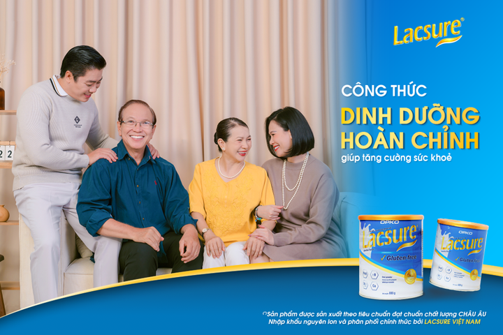 Lacsure - công thức dinh dưỡng toàn diện giúp chống lại quá trình lão hoá